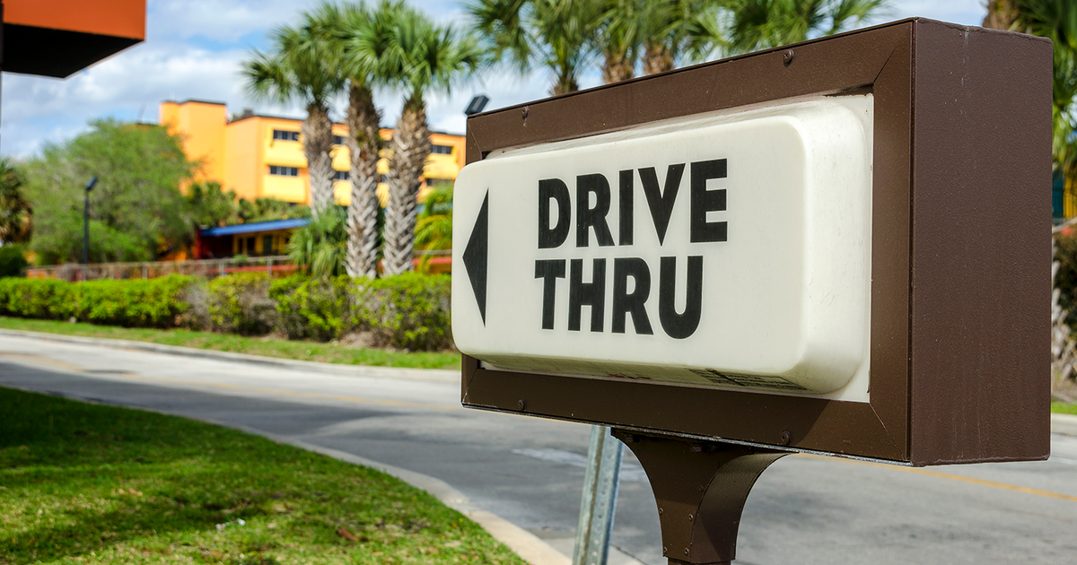 An insurance expert weighs in on how to safely open a drive-thru lane