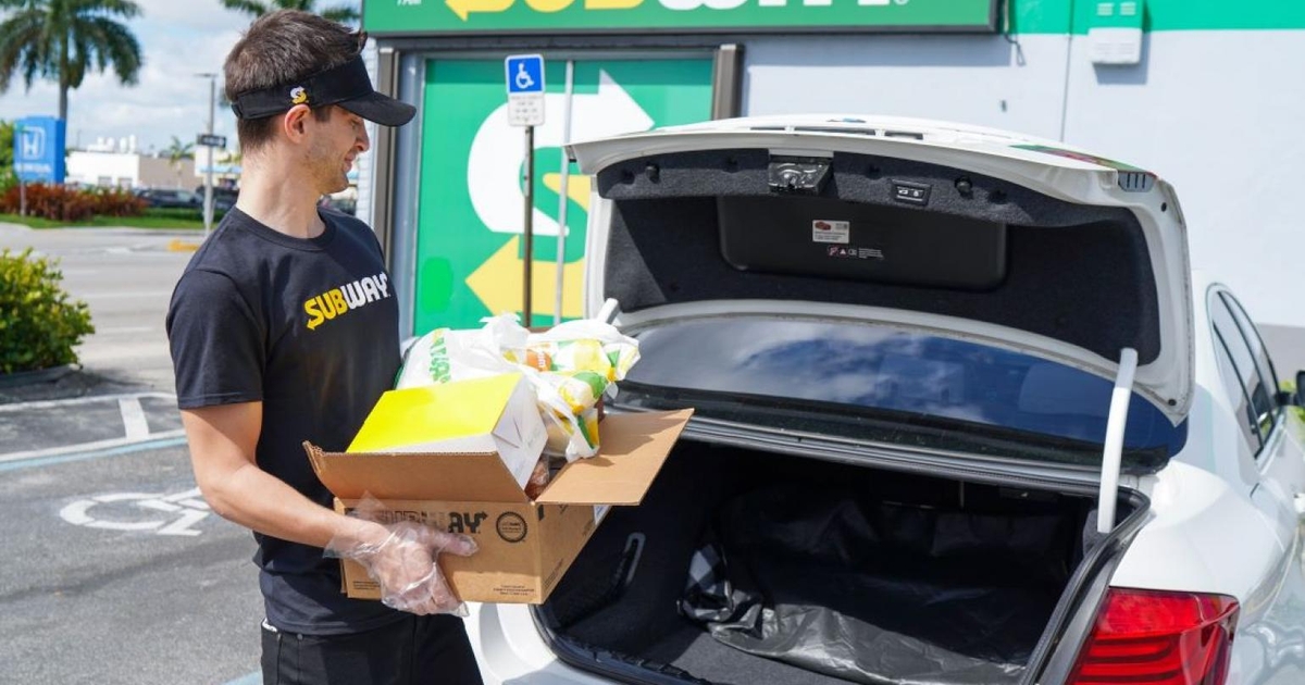 Subway rolls out Contactless Curbside pickup