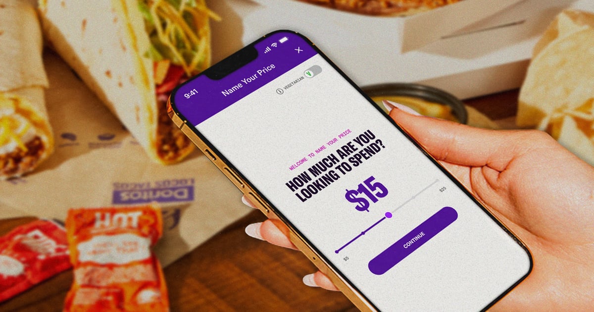 Taco Bell’s app feature helps consumers stick to their budget