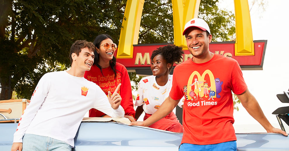 McDonald’s unveils a new line of fan merchandise