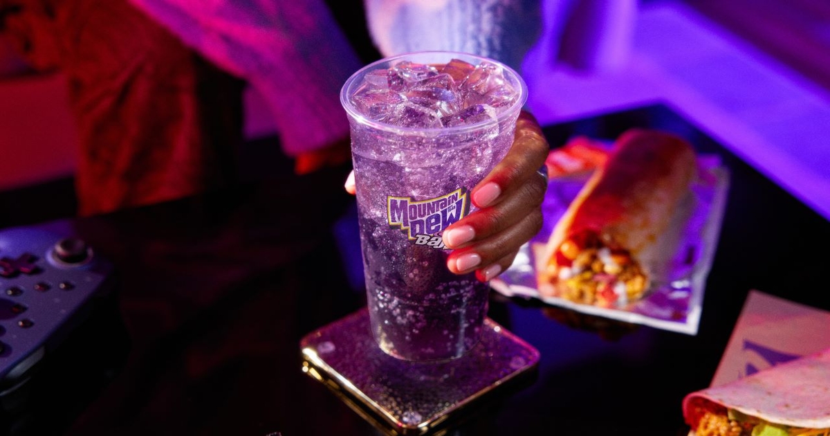 Taco Bell is adding Mountain Dew Baja Midnight to its permanent menu