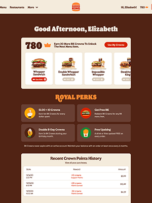 Burger King tests new loyalty rewards program