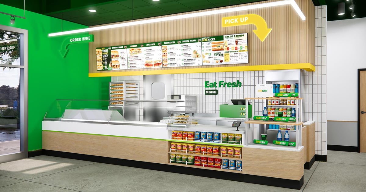 Subway prototype, restaurant M&A, Starbucks delivery