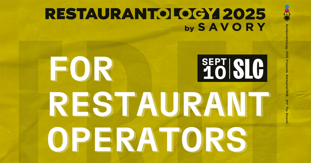 Savory Fund's 7th annual Restaurantology goes 'Off the Record" this ...