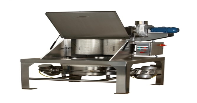 Sanitary Bag Dump with Integral Dust Collector