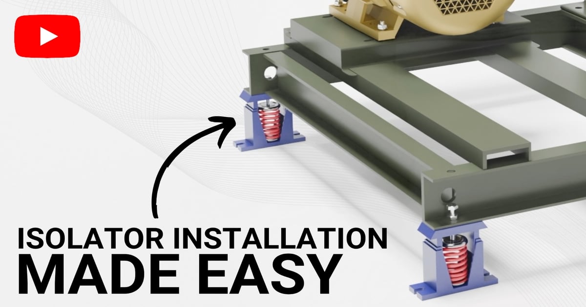 How-To: Install Spring Isolators for Industrial Fans