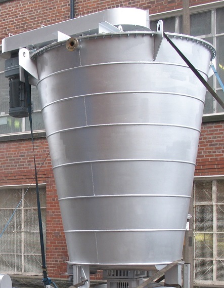 Thermal Blender for Heating Bulk Solids