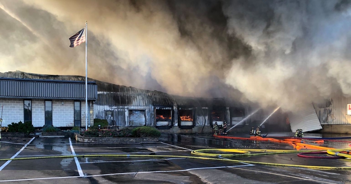 Fire Destroys Candy Manufacturing Firm’s Warehouse