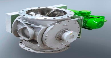 Heavy-Duty Rotary Valve for Powders