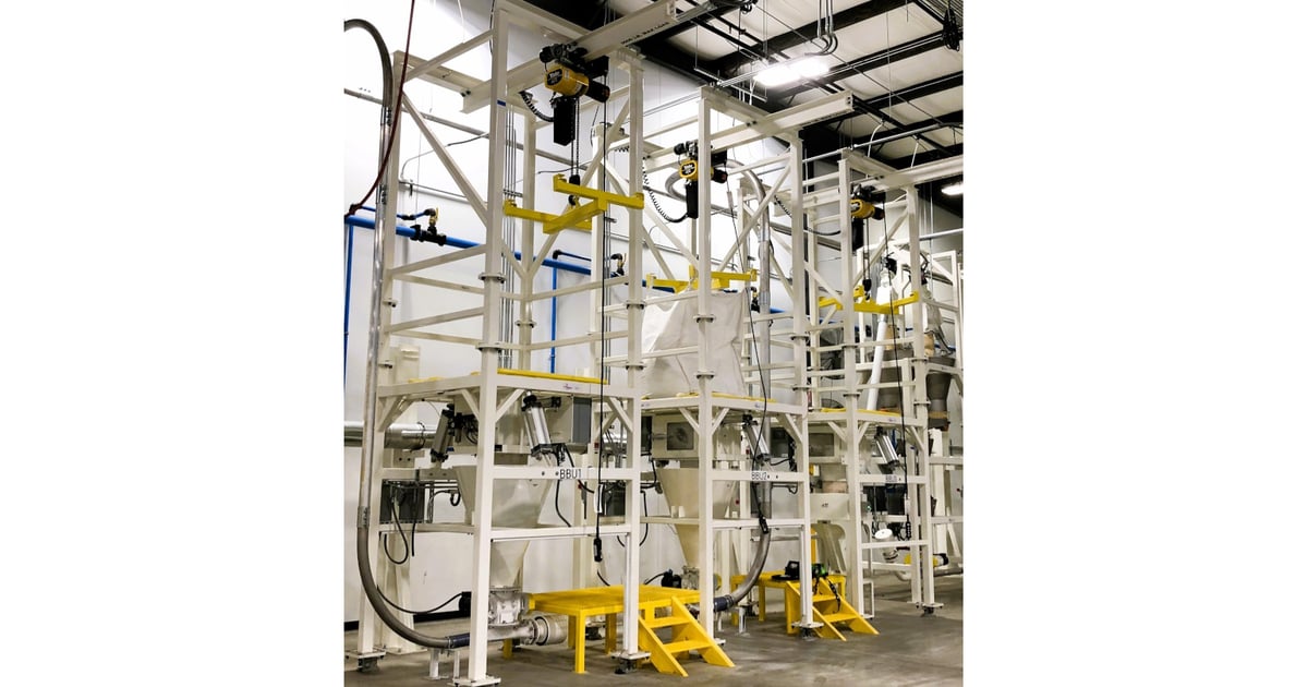 Rotary Airlocks for Bulk Bag Unloading Systems