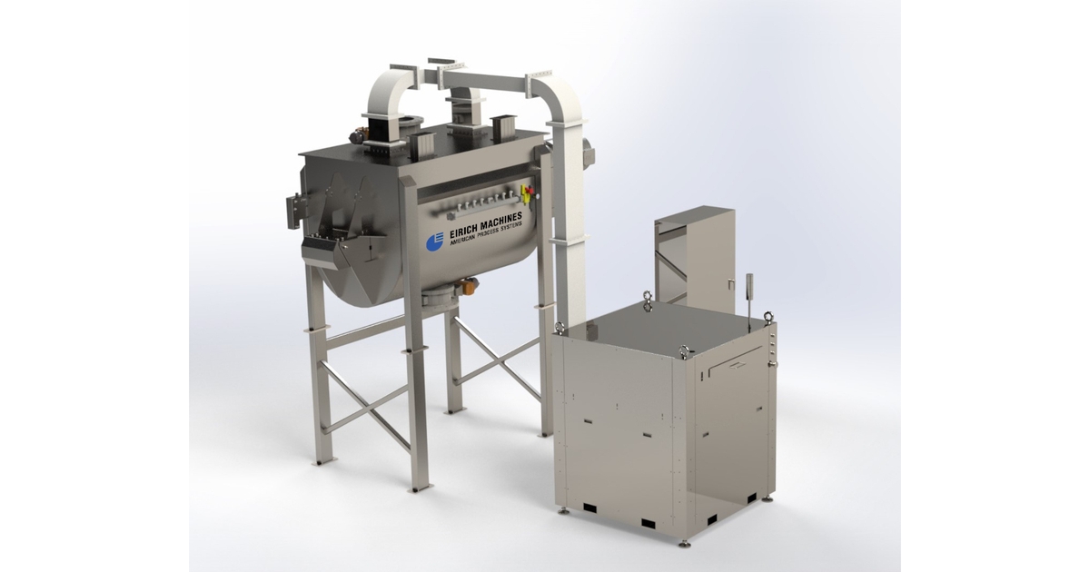Eirich Machines Announces New Mixing & Drying System