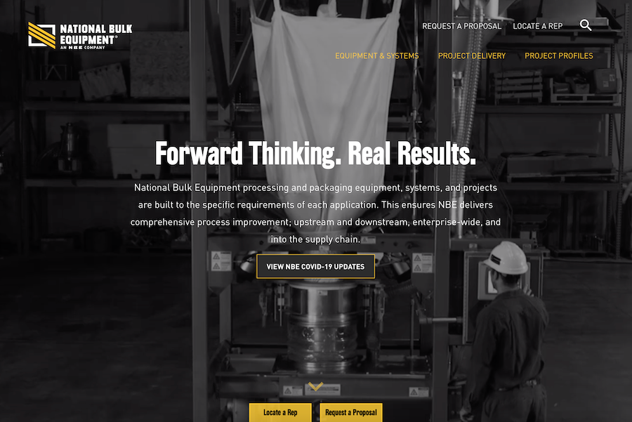 National Bulk Equipment Launches New Website