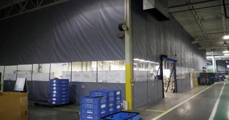 Controlling Dust with Curtain Walls