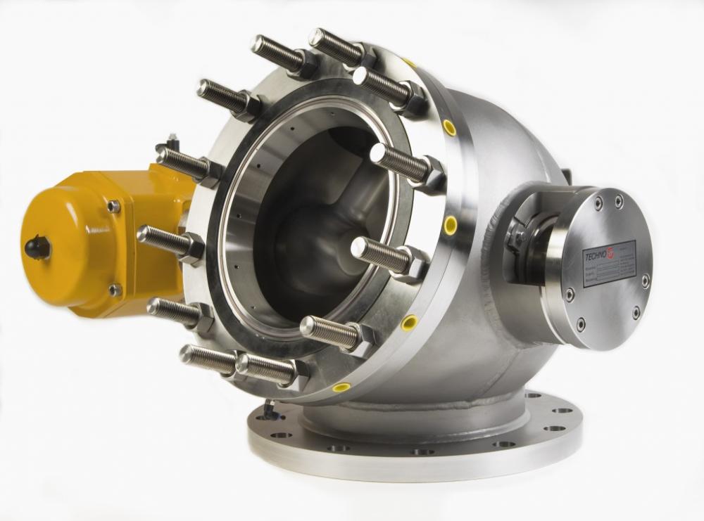 Shut-Off Ball-Segment Valve with Crust-Breaking Technology