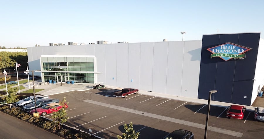 Almond Processor Blue Diamond Opens New Plant