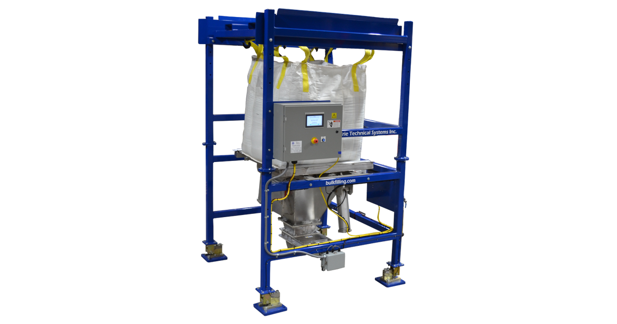 Bulk Bag Unloader Can Be Mounted on Load Cells