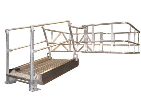 Flat Ramp Gangways Provide Safe Access to Tops of Vehicles