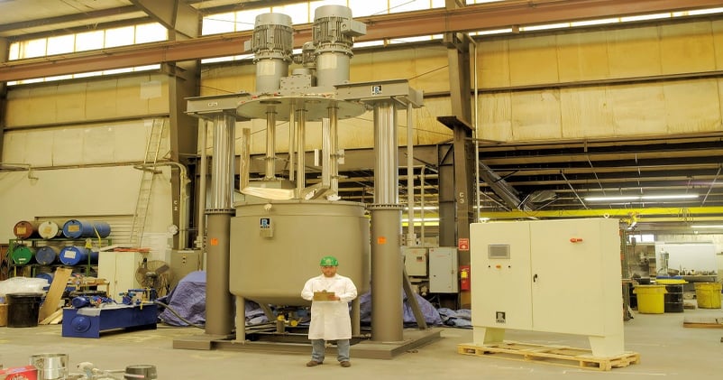 Improved Lift and Seal on Multi-Shaft Mixer