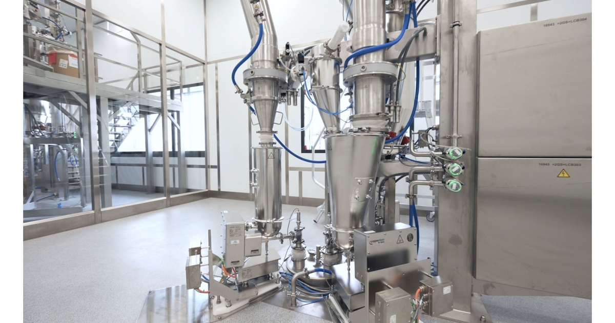 Pfizer Chooses Coperion Feeders for New Manufacturing Plant in Germany