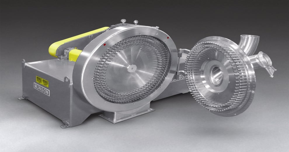 Sanitary Pin Mill Reduces Friable Solids