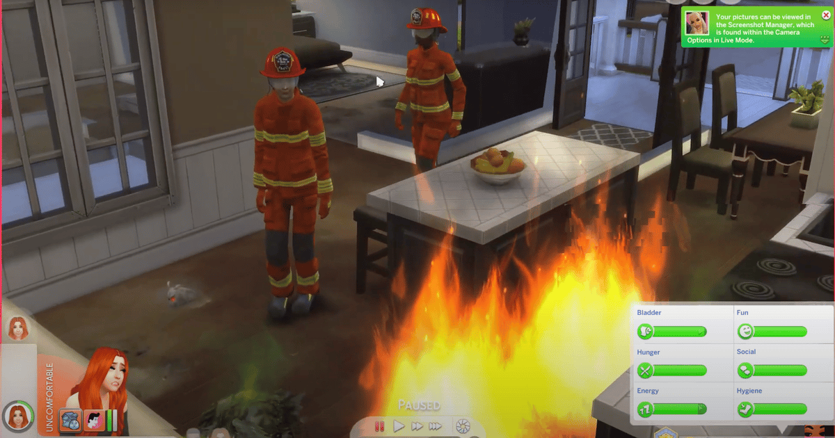 Combustible Dust Featured in The Sims 4 Game