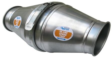 In-line Spark Trap for Ducting Systems