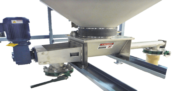 Dual-Outlet, Heavy-Duty Volumetric Feeder