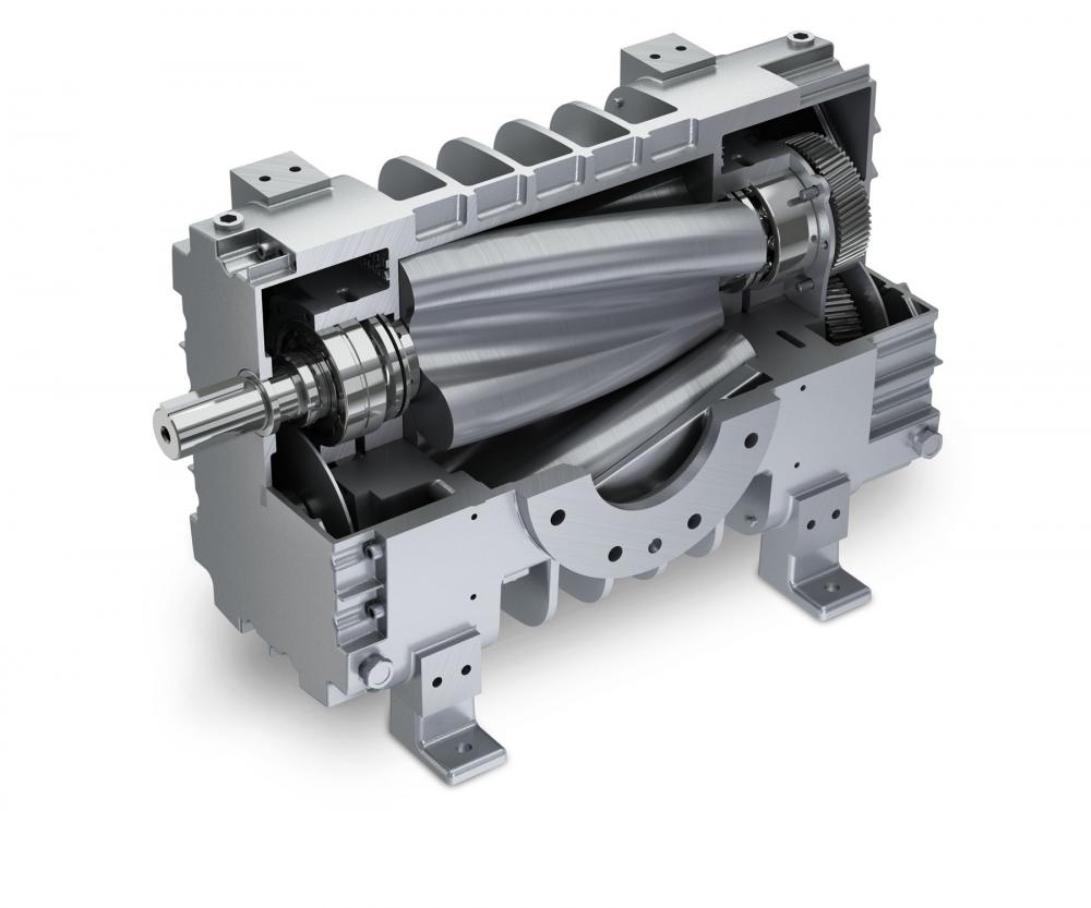 Low-Pulse, Twisted Lobe Blowers