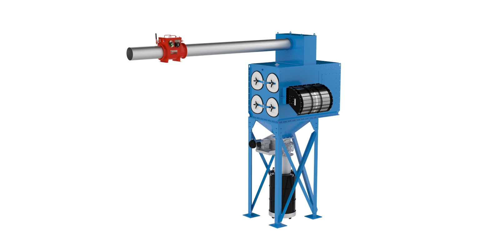 Combustible Dust Hazard Management for Dust Collector Air Return Lines