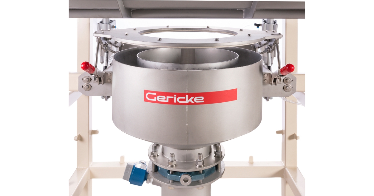 Big Bag Discharge Station Features Dust-Free Docking Station