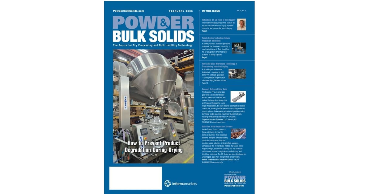 Powder & Bulk Solids February 2026 Issue