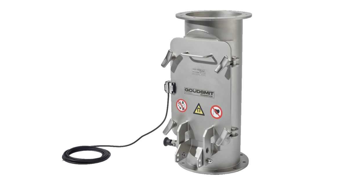 Goudsmit Launches Compact, Stainless Steel Pipe Magnet Separator