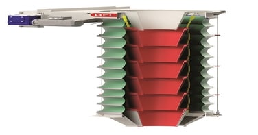 Dust-Free Loading Spout