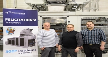 Premier Tech Chronos Celebrates 300th FFS Bagging Machine