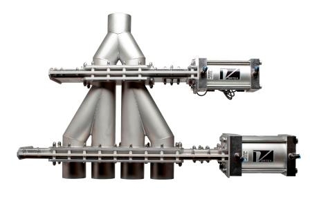 Wye Line Diverter for Powder, Pellets, Granules