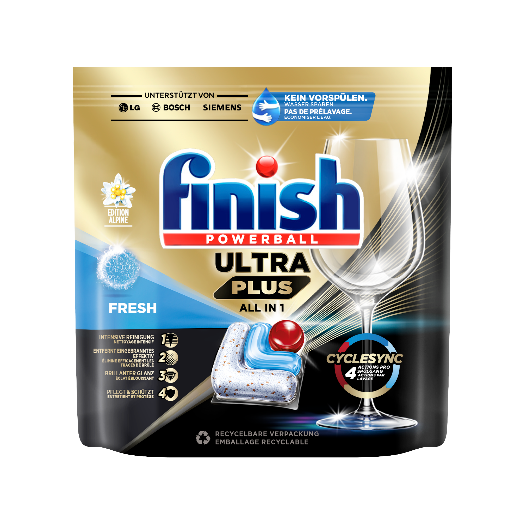 Finish Ultra Plus All in 1 Spülmaschinentabs | Finish Schweiz