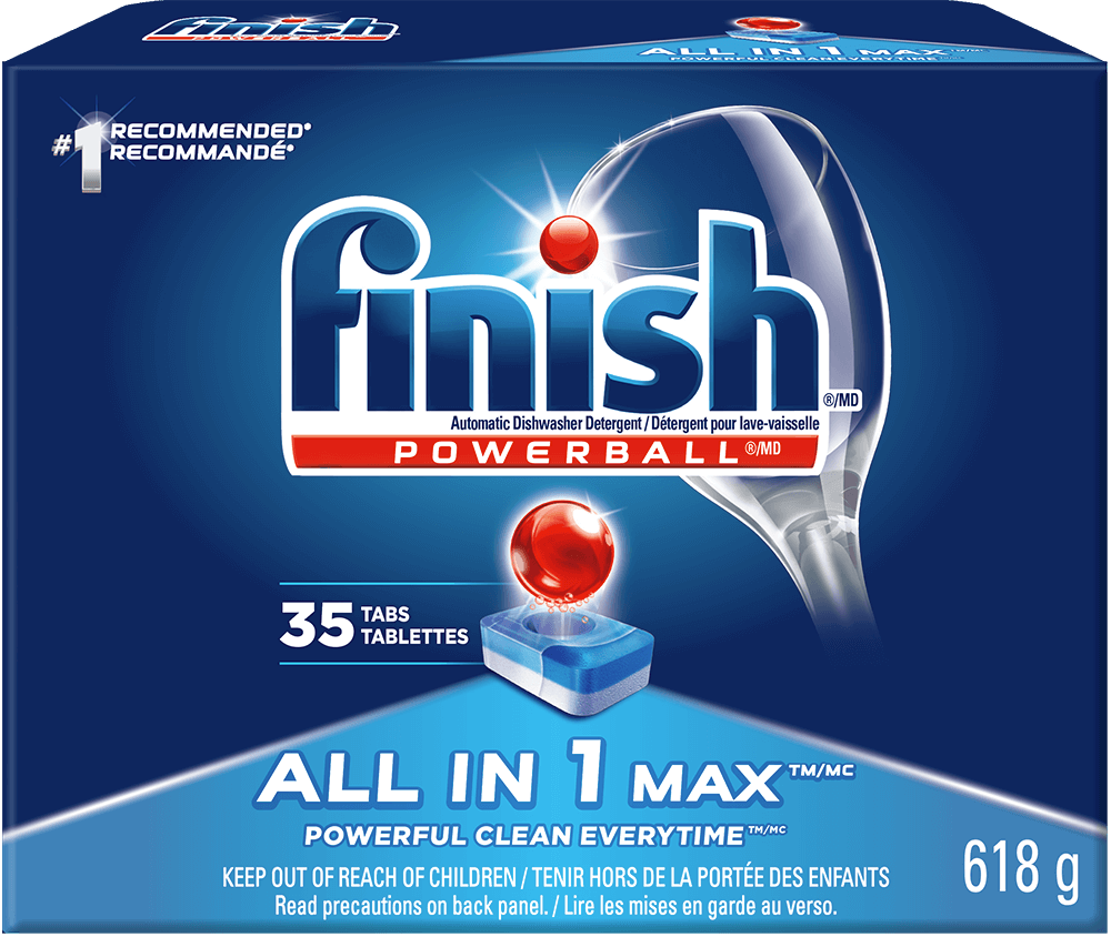 Finish® All-In-1 Max Dishwasher Tablets 35 Regular | Finish CA