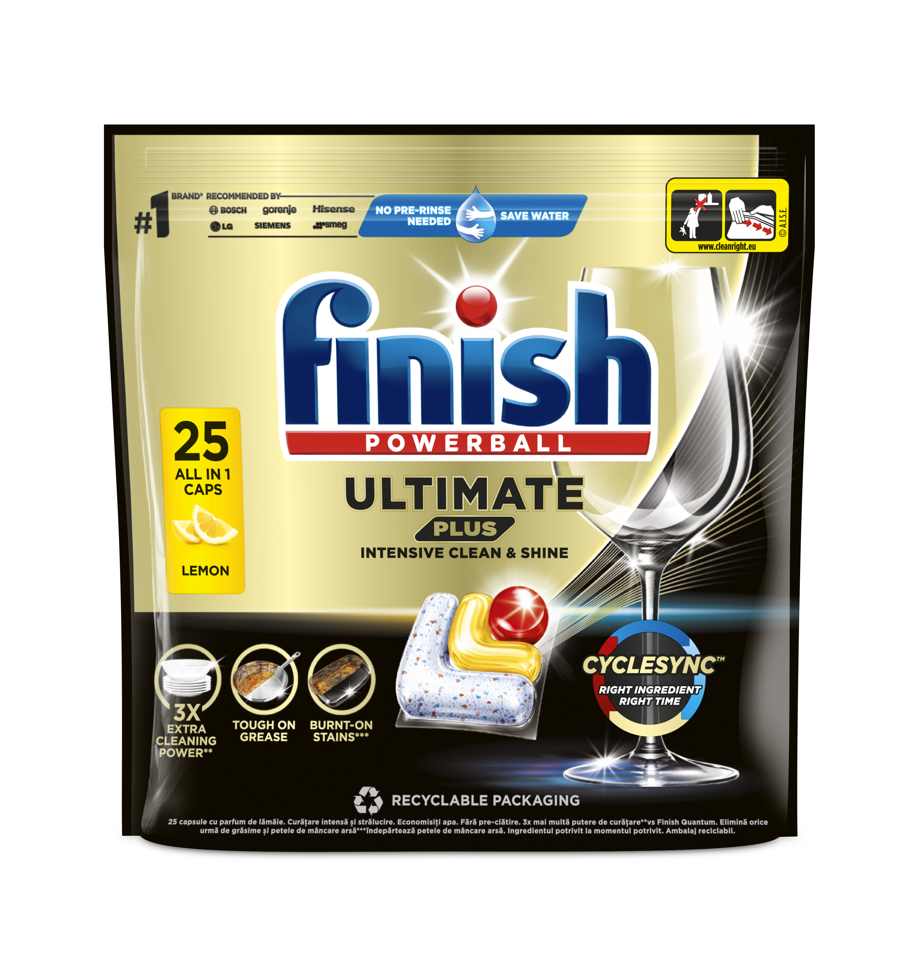 Finish Ultimate Plus All in 1 25 ks | Finish® CZ