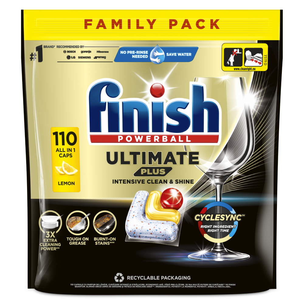 Finish Ultimate Plus 110 lemon | Finish® PL
