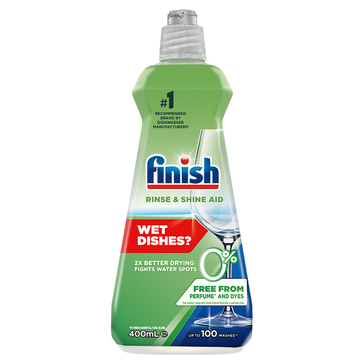 Finish® Rinse Aid 0% 400ML | Finish® NZ