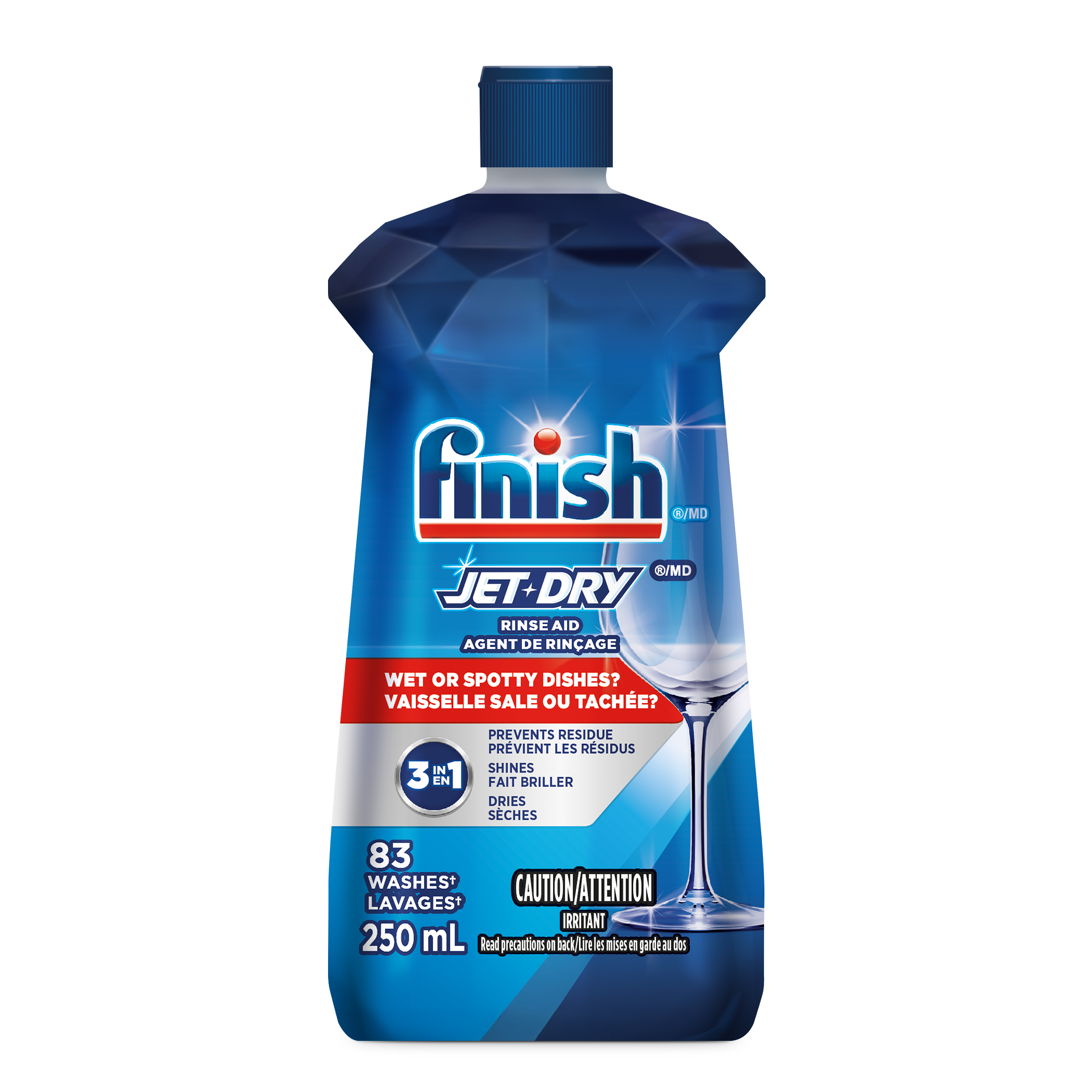 Finish® Jet Dry® Rinse Aid 250mL Regular | Finish CA