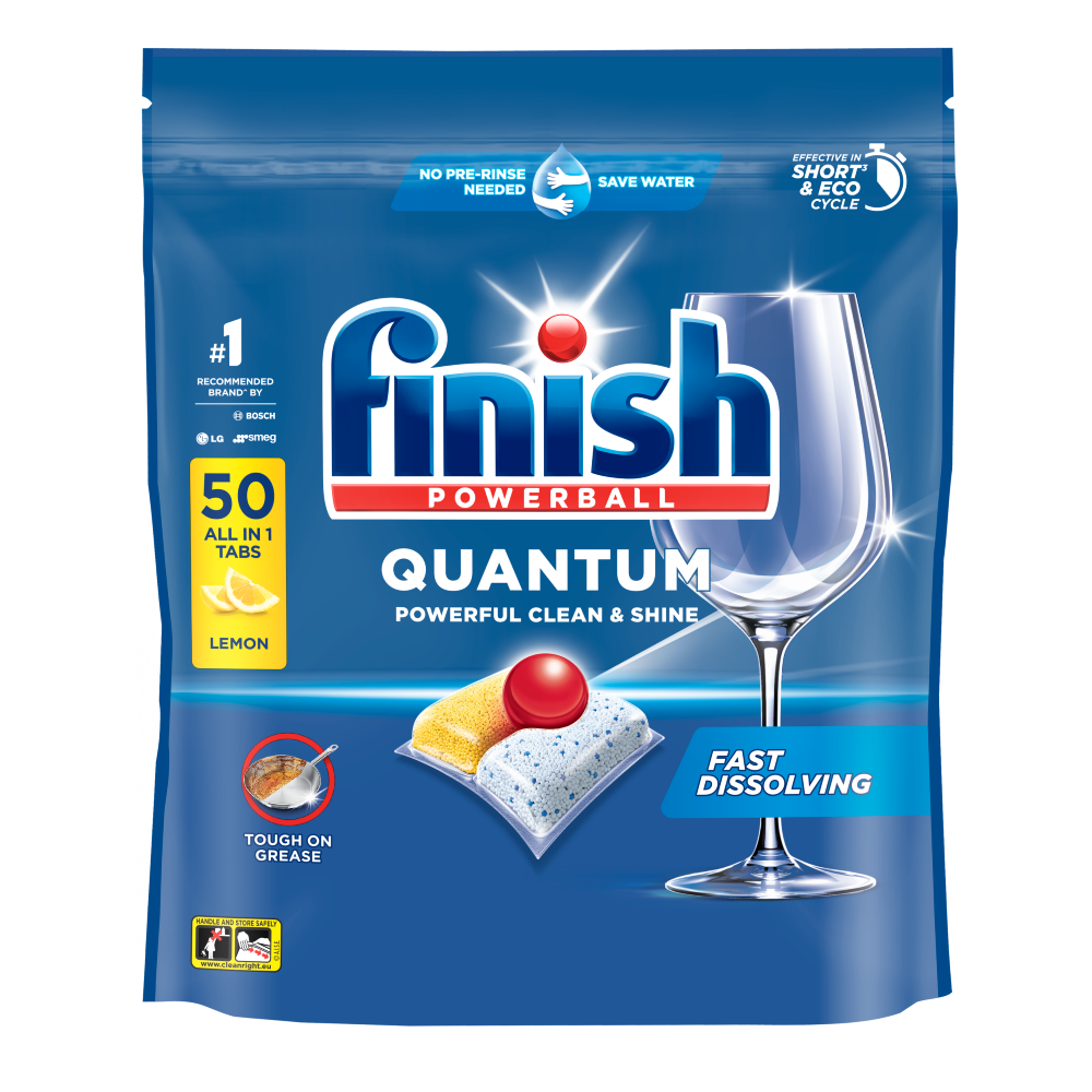Finish Quantum All in One 50 Tabs Lemon | Finish® AU