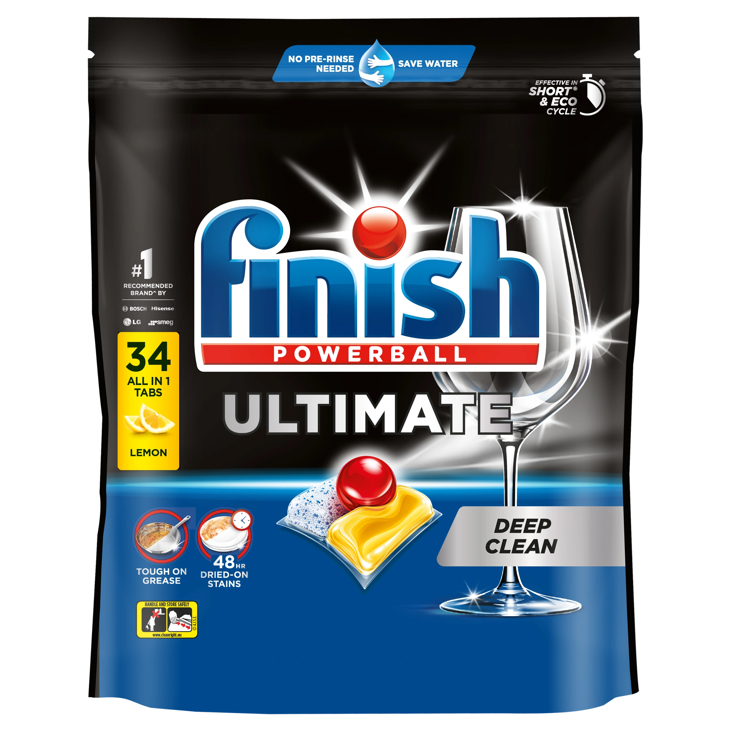 Finish Ultimate All in One 34 Tabs Lemon | Finish® AU