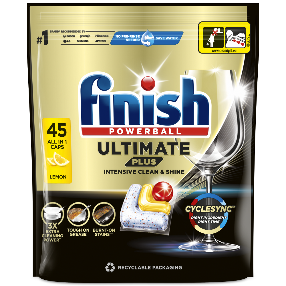 Finish Ultimate Plus 45 lemon | Finish® PL