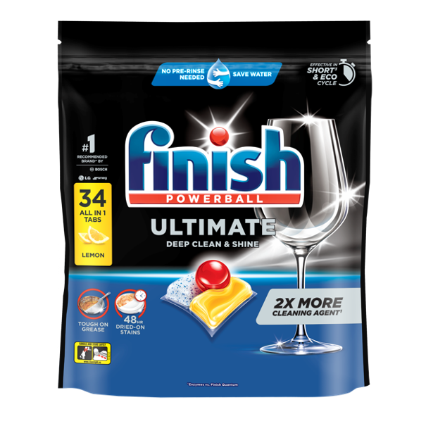 Finish® Quantum Ultimate Pro Dishwasher Tablets | Finish® NZ