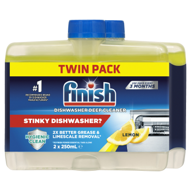 Finish Dishwasher Deep Cleaner Lemon 2x250ml | Finish® AU