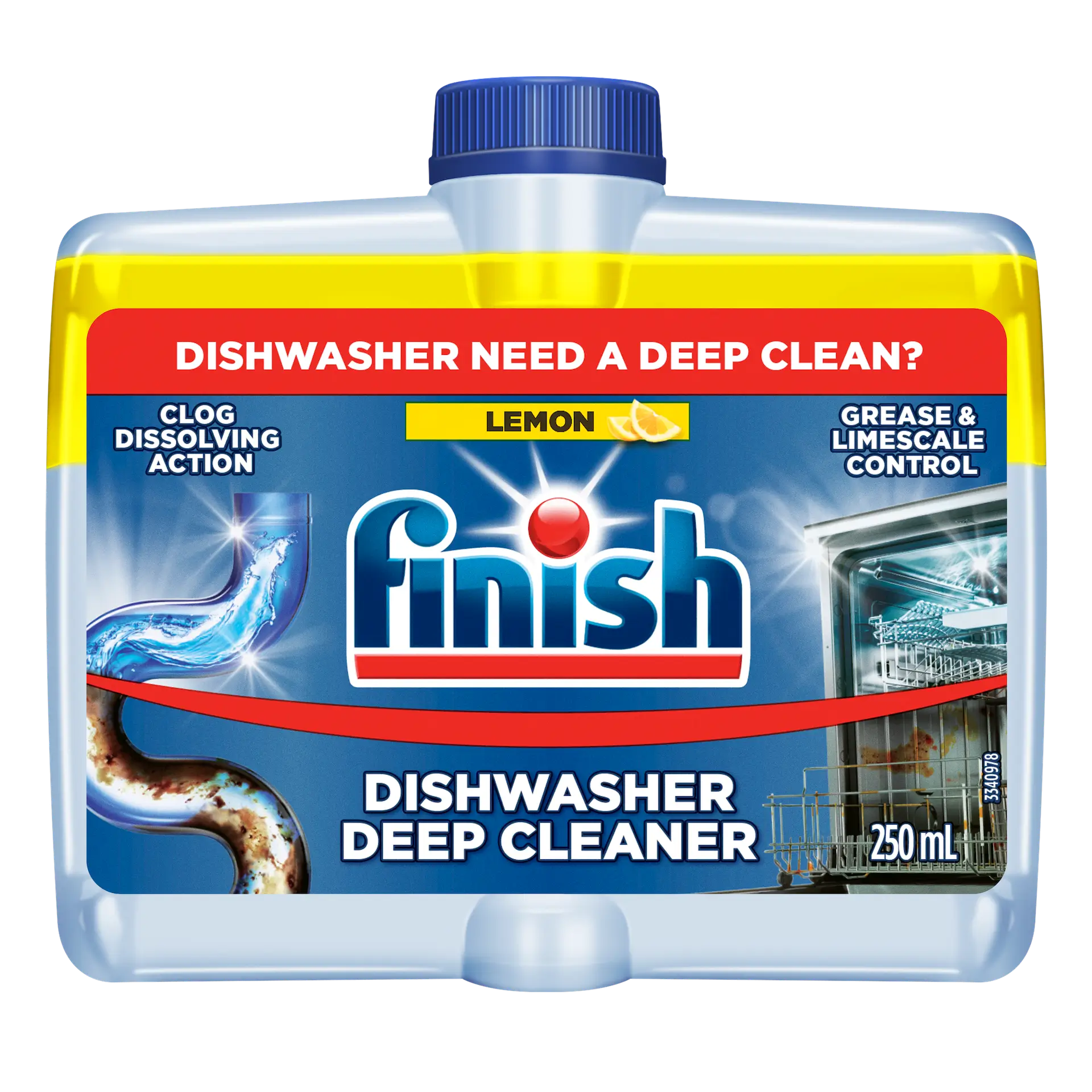 Finish Dishwasher Deep Cleaner Lemon 250ml | Finish® AU