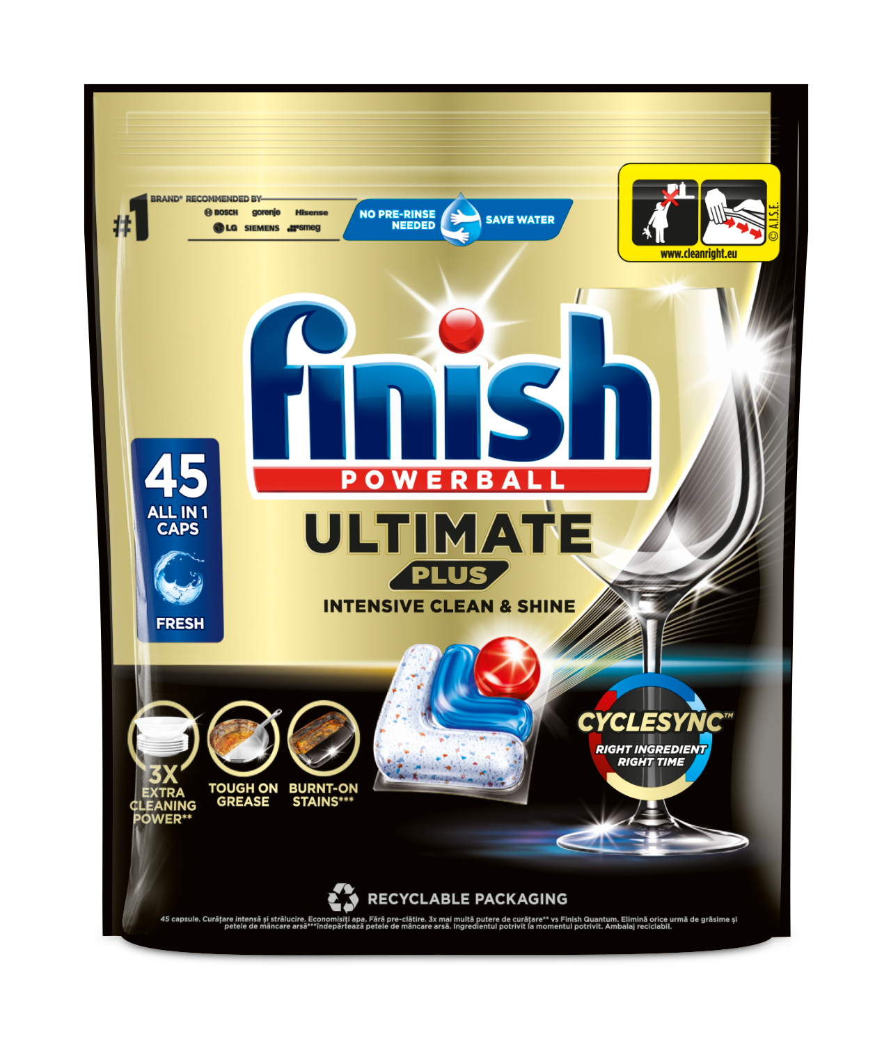 Finish Ultimate Plus Fresh, 45 capsule | Finish® RO