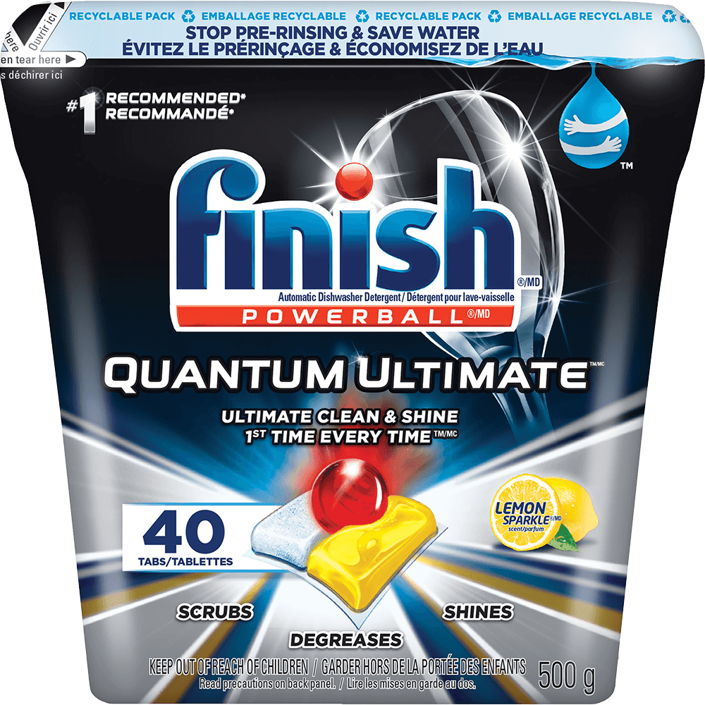 Finishᴹᴰ Quantum Ultimate Tablettes™ pour lave-vaisselle 40 Lemon ...