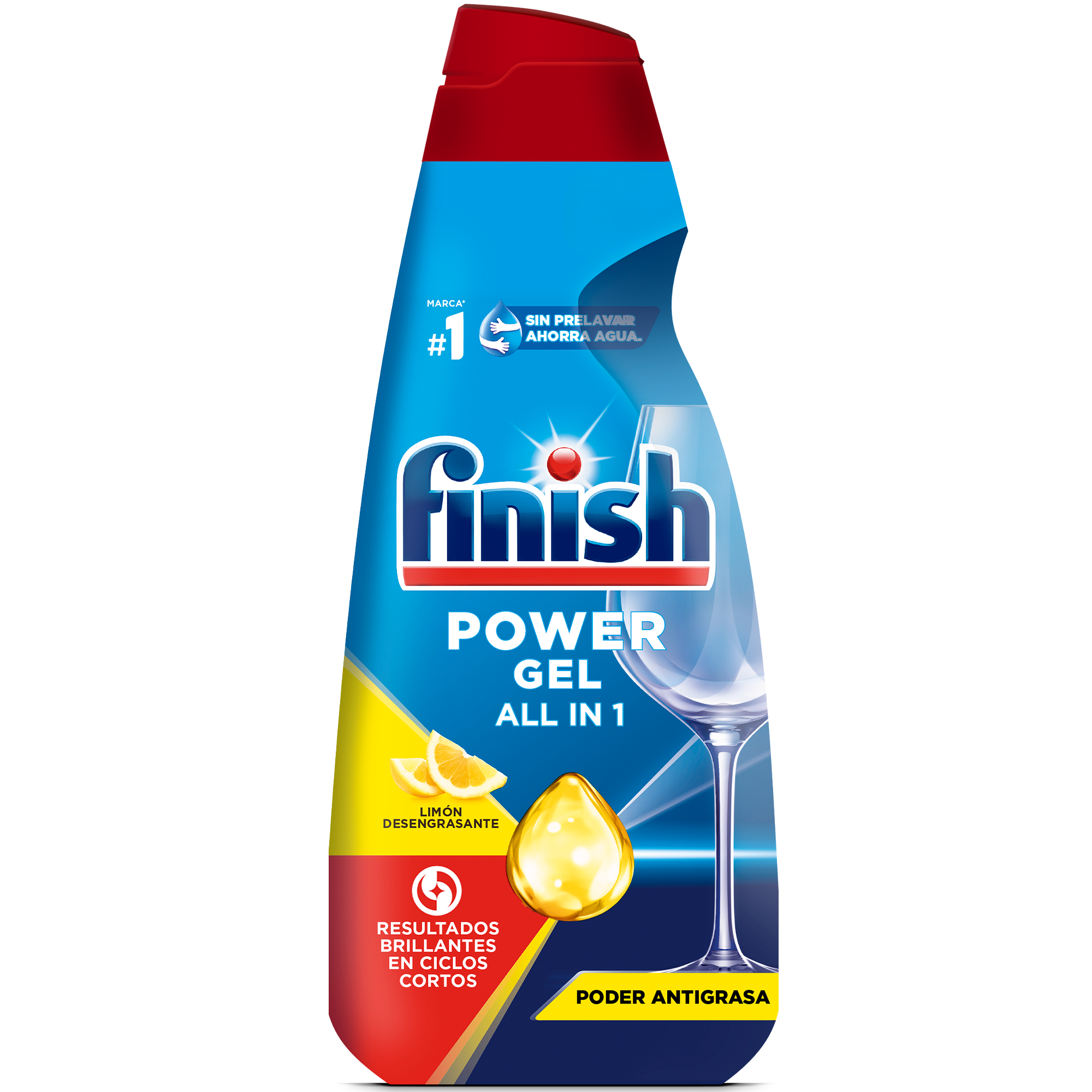 Finish Power Gel All in 1 Limón | Finish ES